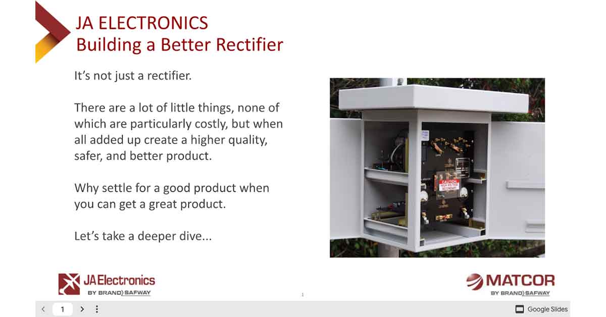 Cathodic Protection Rectifier Technical Details — JA Electronics » JA ...